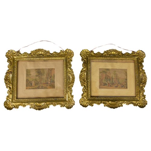 Antique French Rococo Style Gilt Bronze Picture Frames, 1890s, Set of 2 ...
