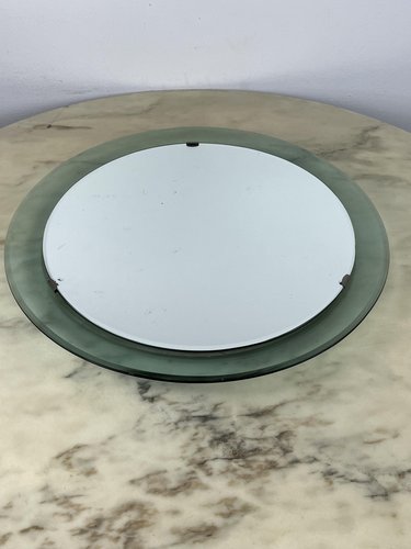 Specchio curvo Mid-Century nello stile di Max Ingrand, Italia, anni '60 ...