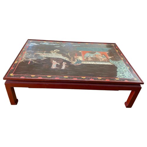 Large 18th Century Coromandel Screen Chinese Coffee Table for sale at ...