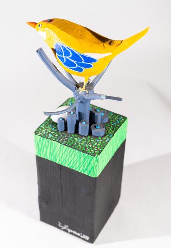 Yellow Bird by Egil Syvertsen, Norway, 2000s for sale at Pamono