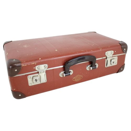 Valise Mid-Century Marron, 1960s en vente sur Pamono