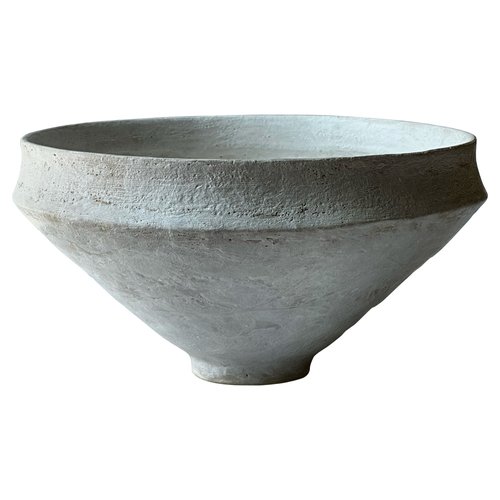 Grey Stoneware Roman Bowl by Elena Vasilantonaki for sale at Pamono