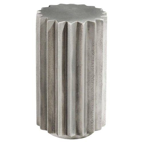 Doris Side Table in Aluminum by Fred&Juul for sale at Pamono