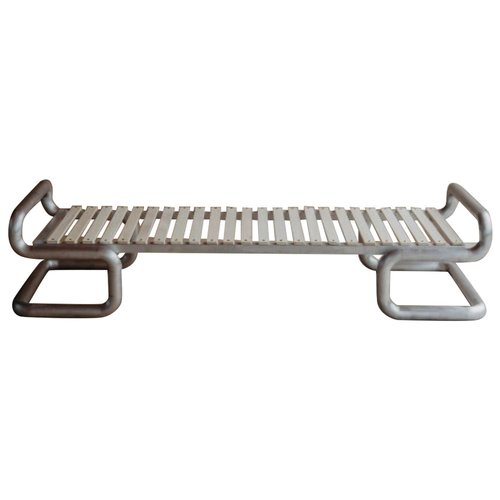 Aluminum Bench by Mylene Niedziałkowski for sale at Pamono