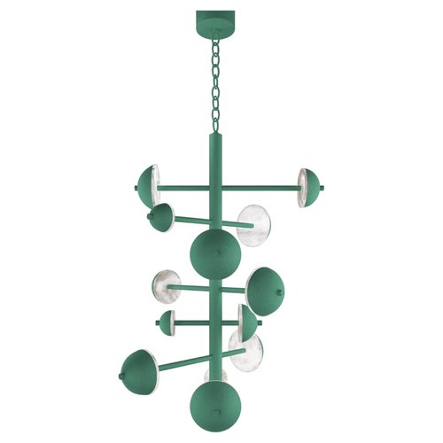 Ares Freedom Green Metal Chandelier by Alabastro Italiano for sale at ...