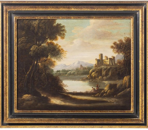 Cornicelli, Italian School Landscape, 19th Century, Oil on Canvas ...
