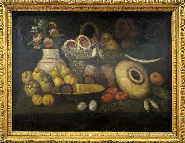 Spanish School Artist, Still Life, 17th Century, Oil on Canvas, Framed ...