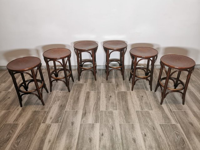 Stools from Ton, Set of 6 for sale at Pamono