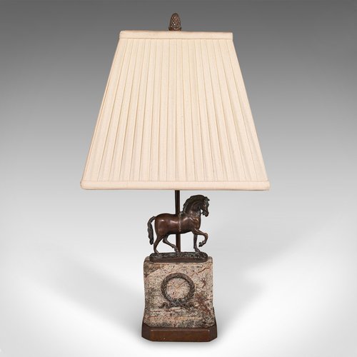 Vintage English Bronze Equine Table Lamp with Horse, 1970s for sale at ...