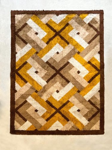 Vintage Geometric Rug, 1970s for sale at Pamono
