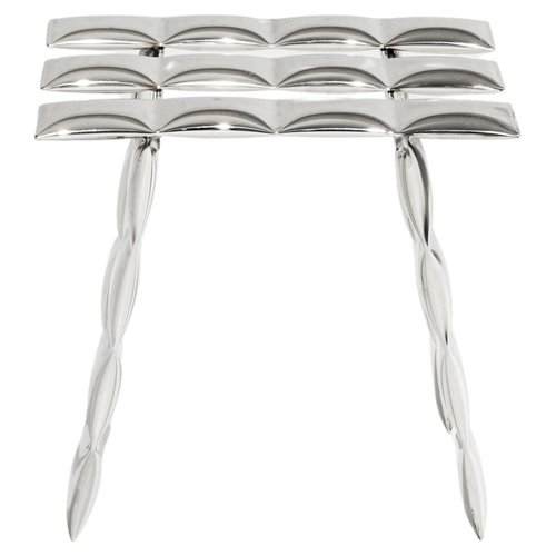 Stainless Steel Cosmic Stool by Metis Design Studio for sale at Pamono