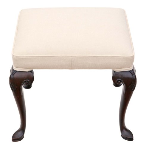 Antiker George II Hocker aus Mahagoni bei Pamono kaufen