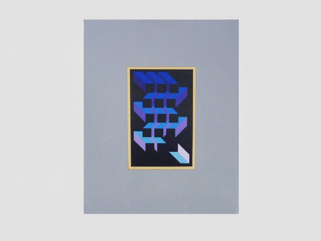 Luc Mathieu Ramboz, Composition, Oil on Kinetic Cardboard, 1970s for ...