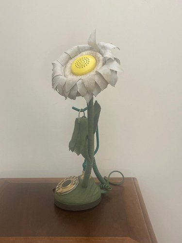 70s Daisy-Shaped Disc Telephone from Telcer, Italy, 1970s for sale at ...