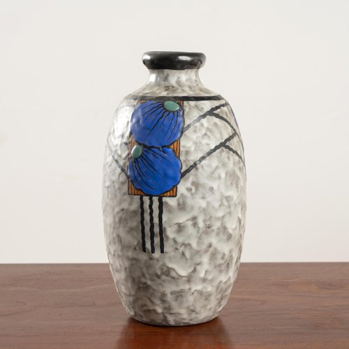 Art Deco Ceramic Vase by Louis Dage, 1925 for sale at Pamono
