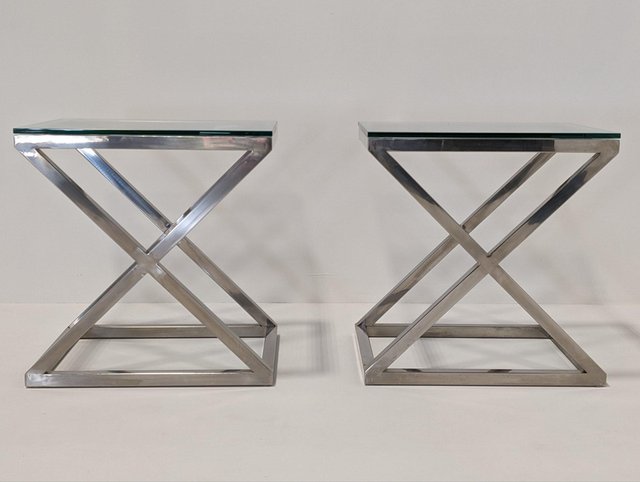 Cross Side Tables from Eichholtz, Set of 2 for sale at Pamono