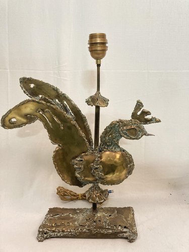 Brutalistische Skulptur Lampe von Jacques Duval-Brassor, 1970er bei ...