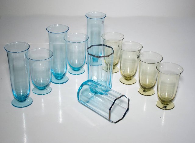 Champagne and Prosecco Glassses by Carlo Moretti, Set of 11 for sale at ...