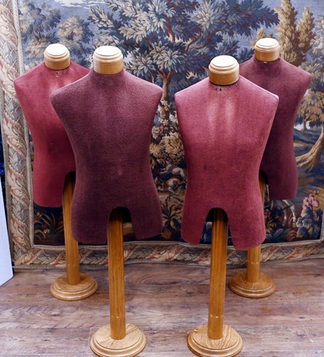 Dummy Stands Shop Mannequins, 1950s, Set of 4 for sale at Pamono