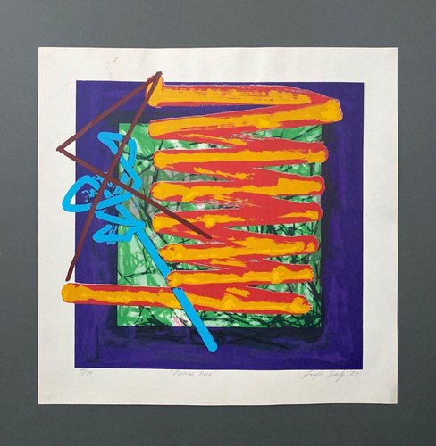 Joseph Hanly, Obstacle Race, 1983, Lithograph, Framed for sale at Pamono