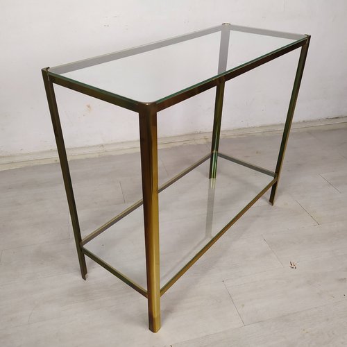 Table Console Vintage en Bronze, 1970s en vente sur Pamono