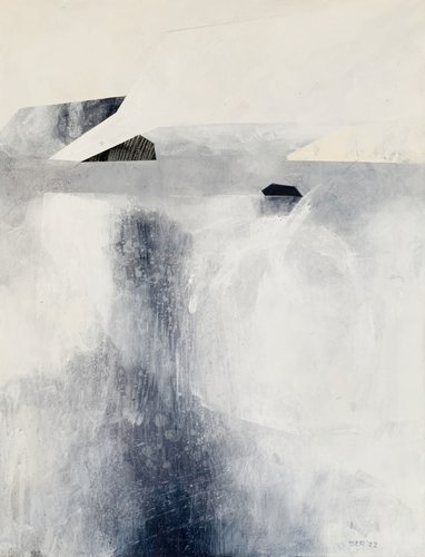 Sergiusz Powalka, The Black Caterpillar Pond: A Snow, 2022, Acryl auf Leinwand bei Pamono kaufen