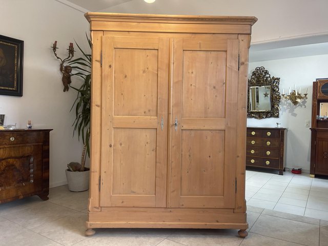 Biedermeier Farmers Cabinet in Wood for sale at Pamono
