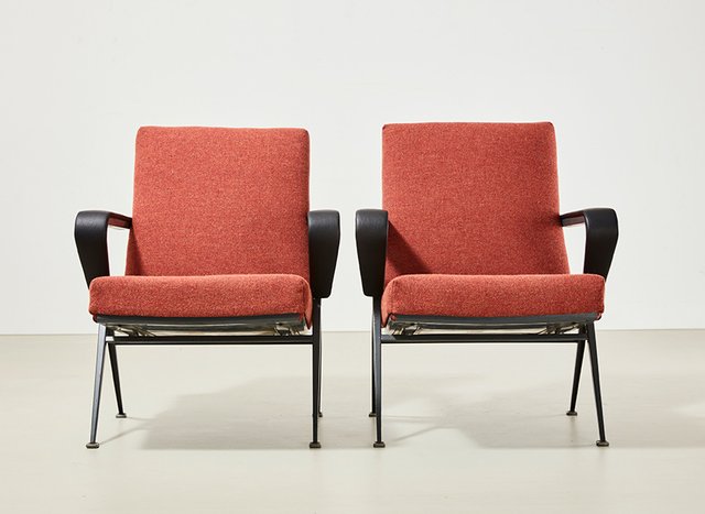Repose Lounge Chairs by Friso Kramer for Ahrend De Cirkel, 1969, Set of ...