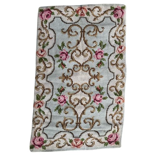 French Needlepoint Rug, 1950s for sale at Pamono