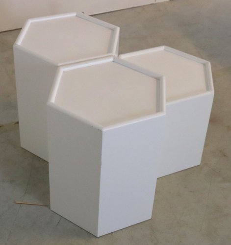 Hexagon Columns, Set of 3 for sale at Pamono