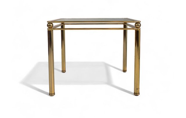 Gold Square Coffee Table for sale at Pamono