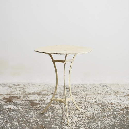 Small Vintage French Garden Bistro Table, 1920s for sale at Pamono
