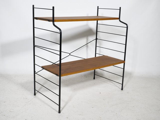 Mid-Century Freestanding Teak String Shelf from WHB, 1960s for sale at ...
