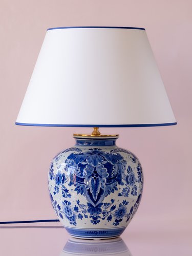 Royal blue table lamp store
