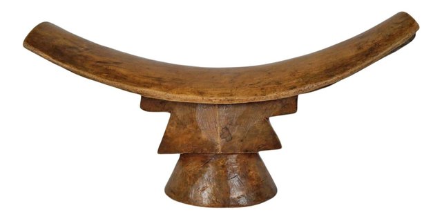 Vintage Wood Headrest for sale at Pamono