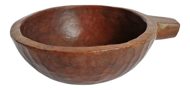 Small Vintage Nepal Wood Bowl for sale at Pamono