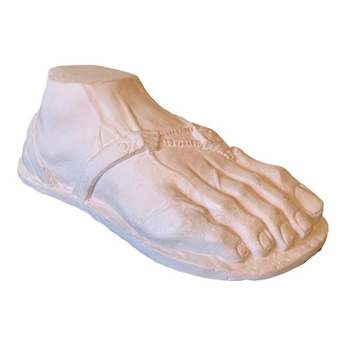 Roman Plaster Foot Sculpture for sale at Pamono