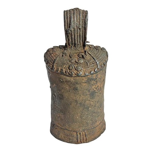 Antique Bronze Igbo West African Bell for sale at Pamono