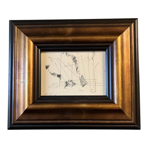 Robert Cooke, Abstract Composition, Ink Drawing, 1980s, Framed for sale ...
