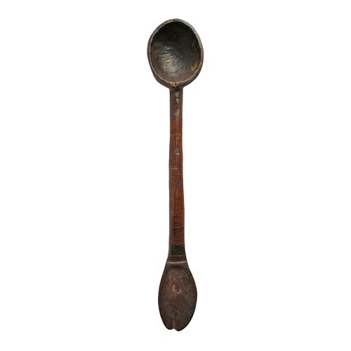 Mid-Century Nigerian Wood Spoon for sale at Pamono