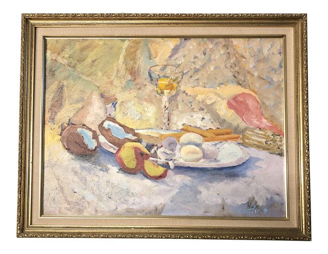 M. Butler, Still Life, 1960s, Painting on Canvas, Framed for sale at Pamono