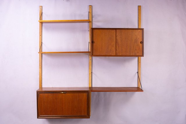 Danish Royal System Modular Shelving by Poul Cadovius, 1950s for sale ...