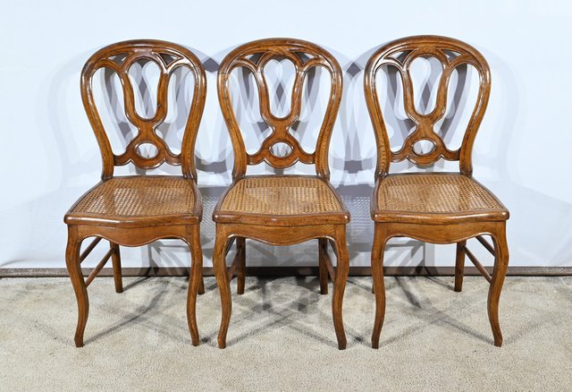 Chaises Louis Philippe Milieu du XIXe Siècle en Chêne en vente sur Pamono