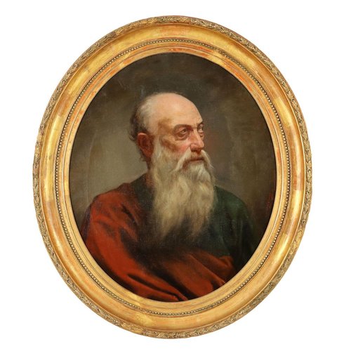 Italian Artist, Portrait of a Philosopher, 1875, Oil on Canvas, Framed ...