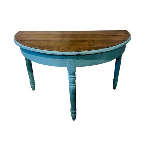 Antique Spanish Half Moon Console Table for sale at Pamono