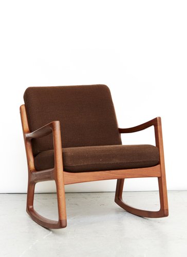 Rocking Chair Senator Mid-Century par Ole Wanscher pour France & Son ...