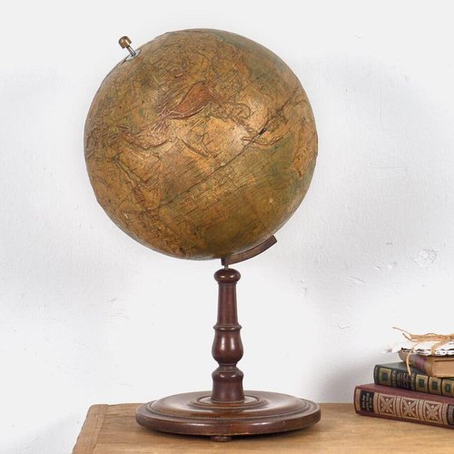 Antique Terrestrial Globe with Relief for sale at Pamono
