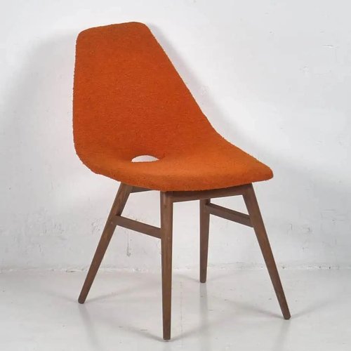 Vintage Chair in Orange, 1960 for sale at Pamono