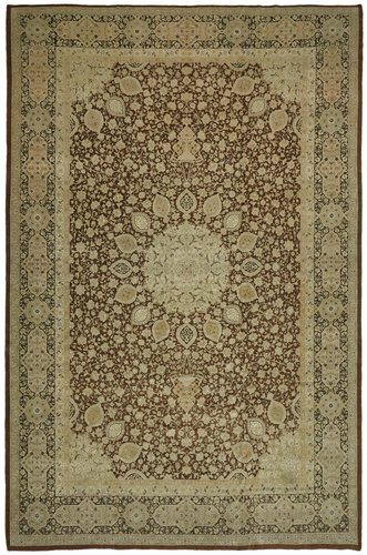 Beige Oushak Rug, 2000s for sale at Pamono