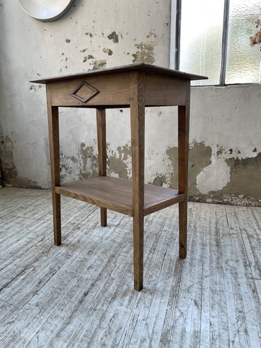 Oak Spindle Leg Console Table, 1950s for sale at Pamono